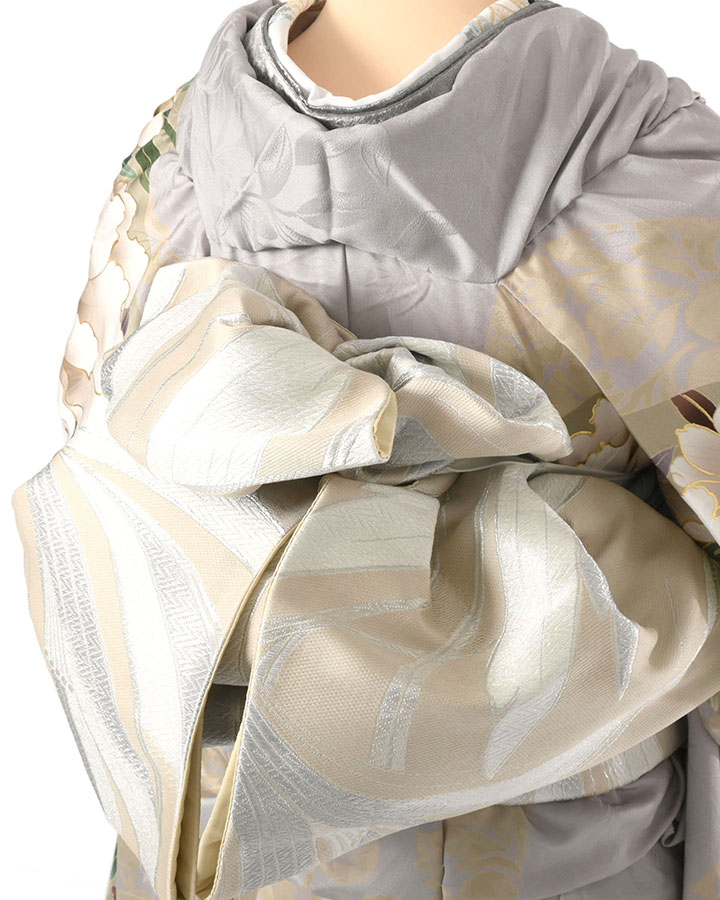 振袖レンタル 絢爛蘭牡丹文様 Mサイズ A084｜京都きもの市場 着物宅配レンタル